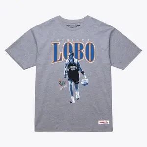Mitchell & Ness Rebecca Lobo New York Liberty Player Boyfriend T-shirtcourt Origins - Heather Gray