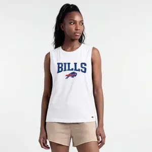 Champion Buffalo Bills Muscle Tank Top - White
