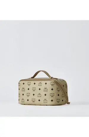Mcm Medium Ottomar Toiletry Bag In Visetos