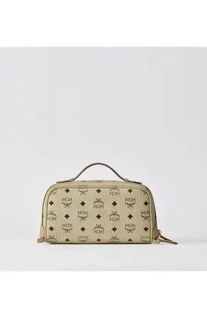 Mcm Medium Ottomar Toiletry Bag In Visetos