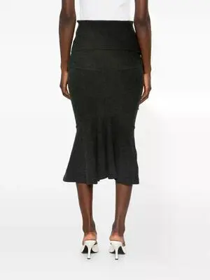 Jacquemus The Fiocco Tie-fastening Flounce-hem Skirt