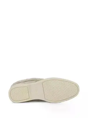 DOUCAL'S Shearling-trim Suede Desert Boots