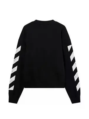 L/AB C/O OFF-WHITE Diagonal Motif Logo-print Sweater