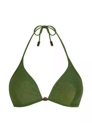 Vilebrequin Iridescent Triangle Bikini Top - Green