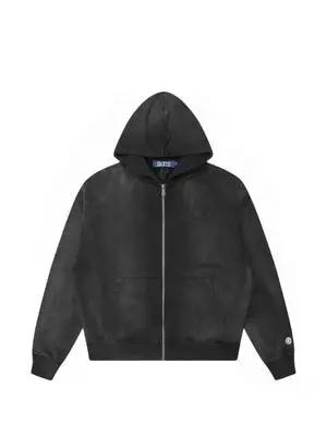 BILLIONAIRE BOYS CLUB Logo-embroidered Zip-up Hoodie - Black