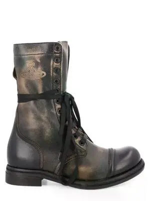 VIVIENNE WESTWOOD Parachute Orb Lace-up Boots - Black