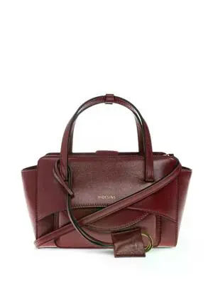 HIDESINS Small Flap Leather Tote Bag - Red