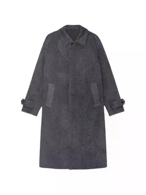 Nn07 Throat-latch Single-breasted Coat - Grey