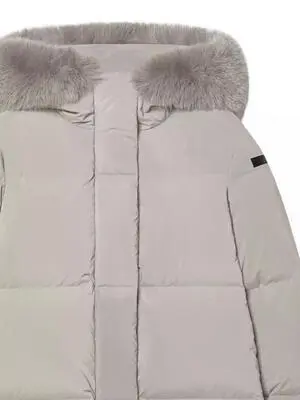 RRD Fly Tubic Faux-fur Trim Hooded Jacket - Grey