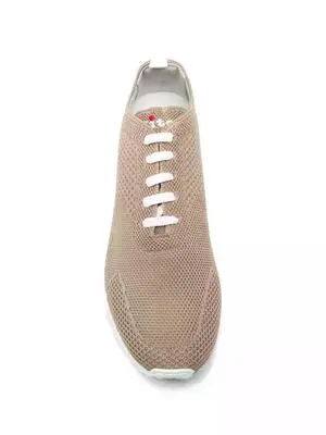 Kiton Knit Lace-up Sneakers - Neutrals