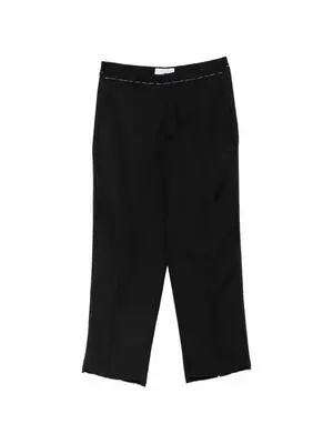 COSTUMEIN Contrast-stitch Trousers - Black