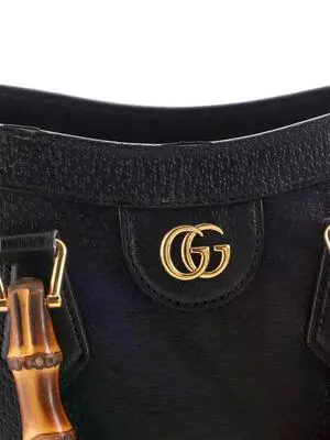 Gucci Diana Nm Bamboo Handle Leather Small Tote Bag