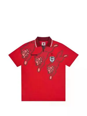 ICECREAM Graphic-print Polo Shirt - Red
