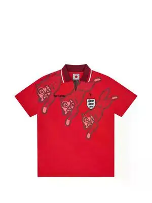 ICECREAM Graphic-print Polo Shirt - Red