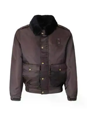 WILLY CHAVARRIA Uniform Bomber Jacket - Brown