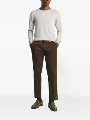 FAY Elbow-patch Tipped-trim Sweater