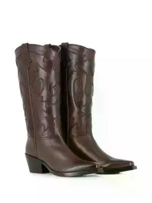Sartore Tailor Embroidered Mid-calf Boots