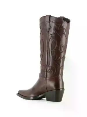 Sartore Tailor Embroidered Mid-calf Boots
