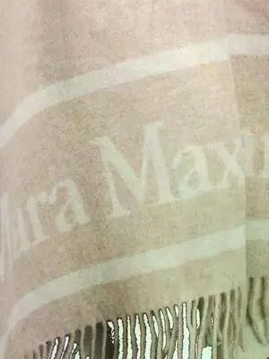 Max Mara Logo-print Fringed Poncho