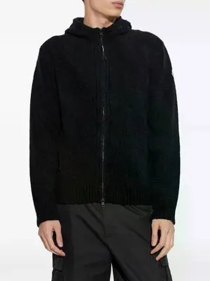 Moncler Hooded Zip-up Cardigan