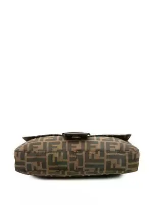 Fendi 20th Century Zucca Canvas Baguette Shoulder Bag