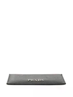 Prada 2013-2026 Bicolor Saffiano Card Holder