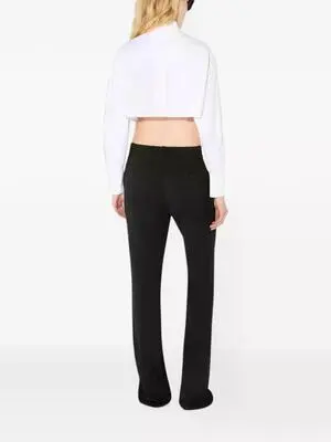 Elisabetta Franchi Lightweight Crêpe Fabric Trousers