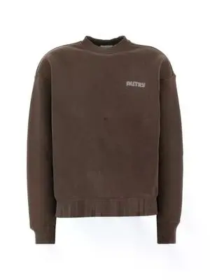 AUTRY Record Logo-embroidered Dropped-shoulder Sweatshirt
