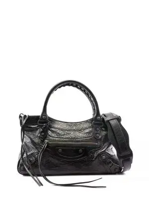 Balenciaga 2010-2026 Lambskin Motocross Classic First Satchel