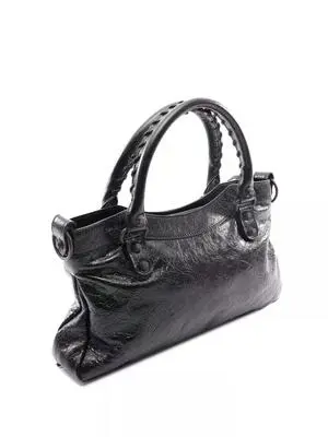 Balenciaga 2010-2026 Lambskin Motocross Classic First Satchel