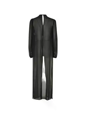 Elisabetta Franchi Blouse In Georgette Fabric - Black
