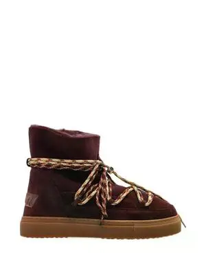 Inuikii Suede Double Tie Snow Boots