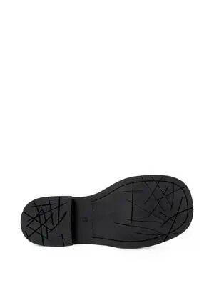 Camper Mil 1978 Ruched Leather Loafers - Black