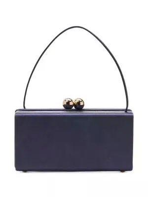 Carolina Herrera Mimi Satin Mini Bag - Blue