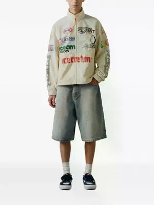 ICECREAM Pit Crew Zip-up Sport Jacket - Neutrals