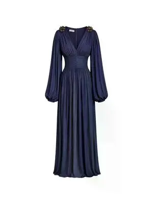 Baruni V Neck Day Dresses