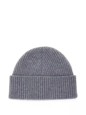 AMI Paris De Coeur Ribbed-knit Beanie Hat