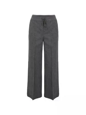 Lorena Antoniazzi Drawstring Palazzo Pants - Grey