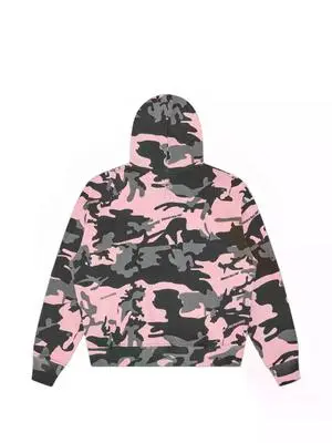 BILLIONAIRE BOYS CLUB Camouflage-print Zip-up Hoodie - Pink
