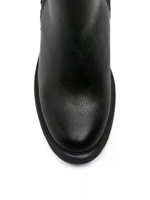 Unisa Grained Leather Ankle Boots