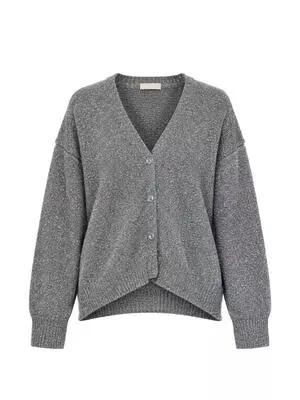 KAOS Metallic-effect V-neck Cardigan