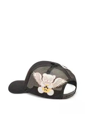 BARROW Dice-embroidered Mesh-panelled Trucker Cap