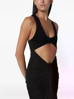 Christopher Esber Vivenda Cut-out Draped Dress - Black