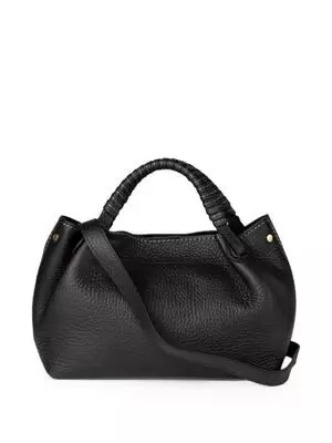 VISONA` Mia Grained Leather Tote Bag