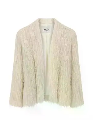 JUCCA Faux-fur Open-front Jacket
