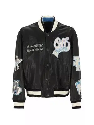 Off-white Studded Jackets For Men