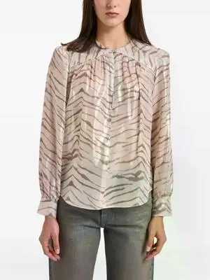 Isabel Marant Étoile Farali Silk Blouse - Neutrals