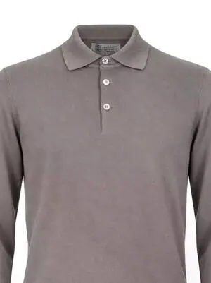 Brunello Cucinelli Long-sleeve Polo Shirt