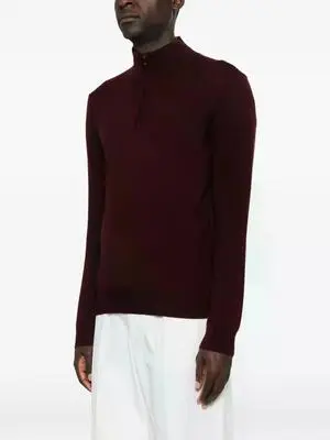 Corneliani Quarter-zip Knitted Sweater