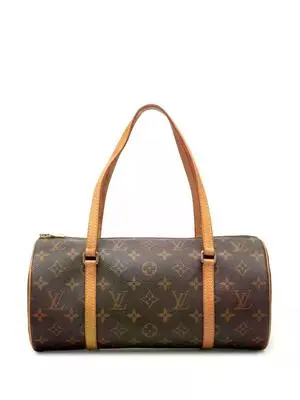 LOUIS VUITTON 2003 Monogram Papillon 30 Handbag - Brown